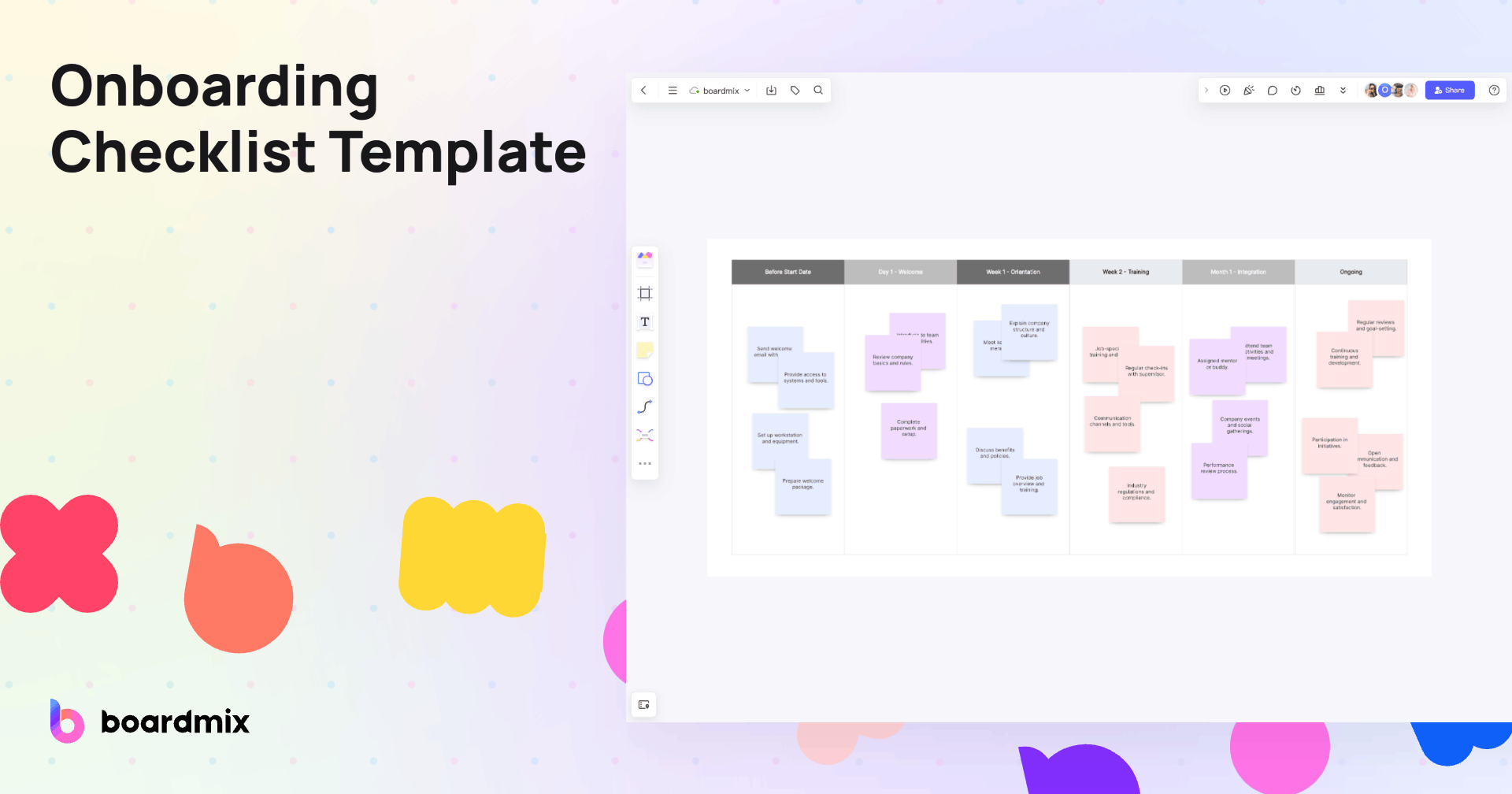 Onboarding Checklist Template | Boardmix