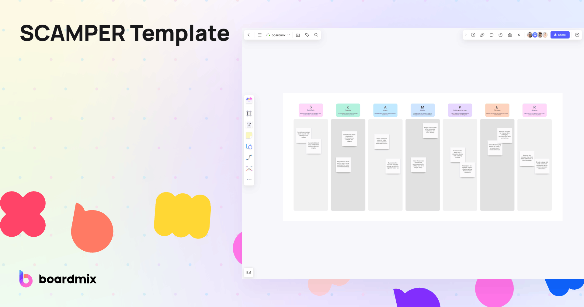 SCAMPER Template | Boardmix