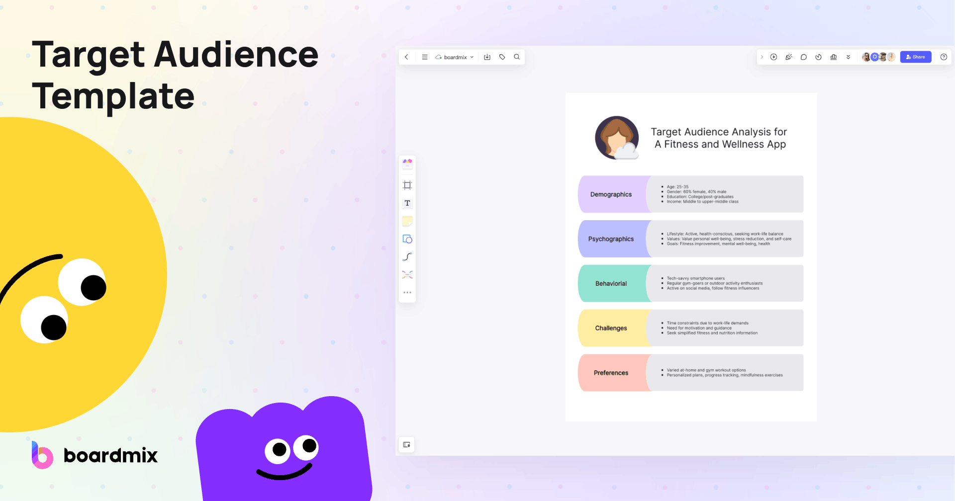 Target Audience Template | Boardmix