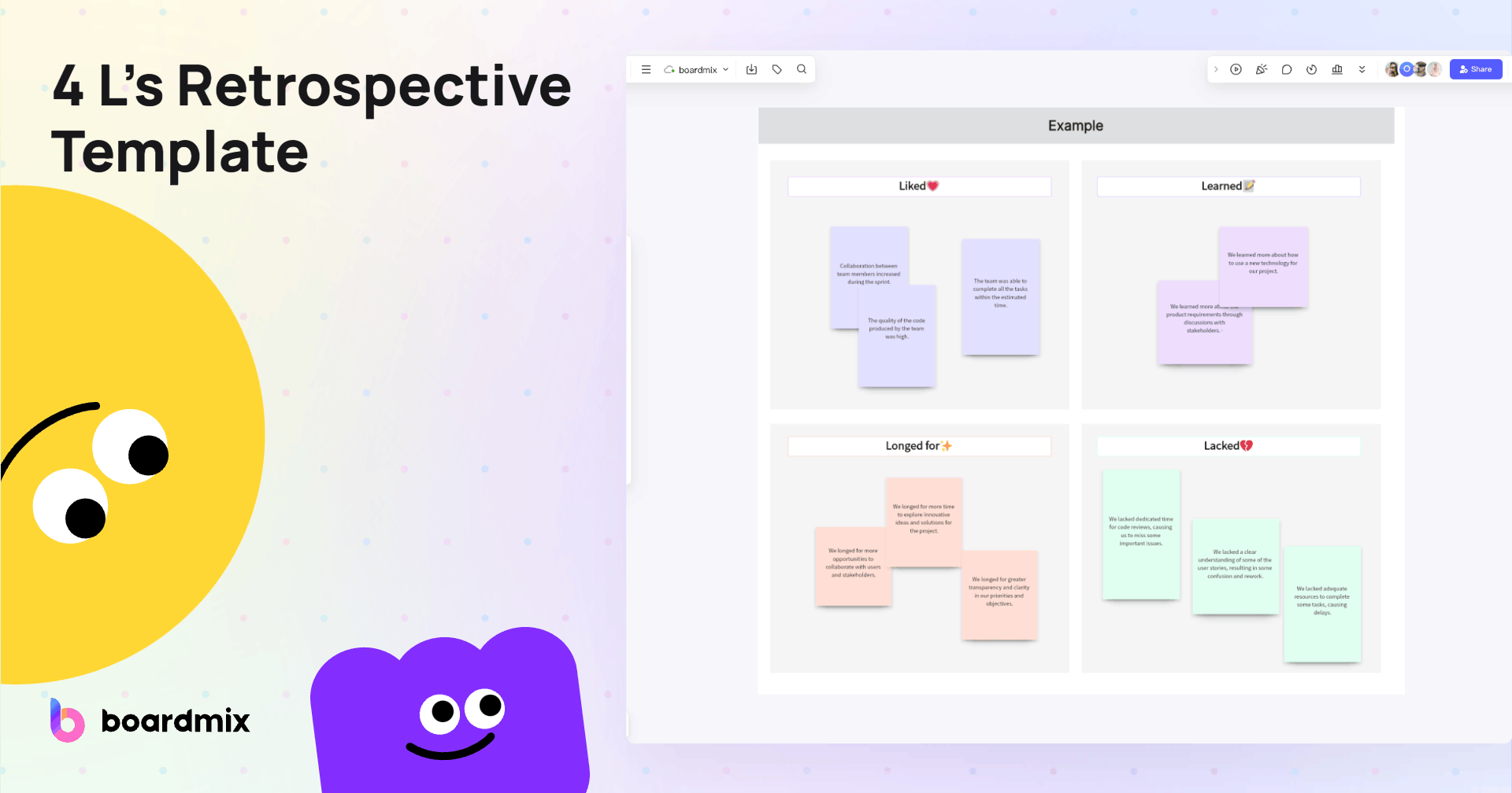 4 L's Retrospective Template: What is, how to use and online tool