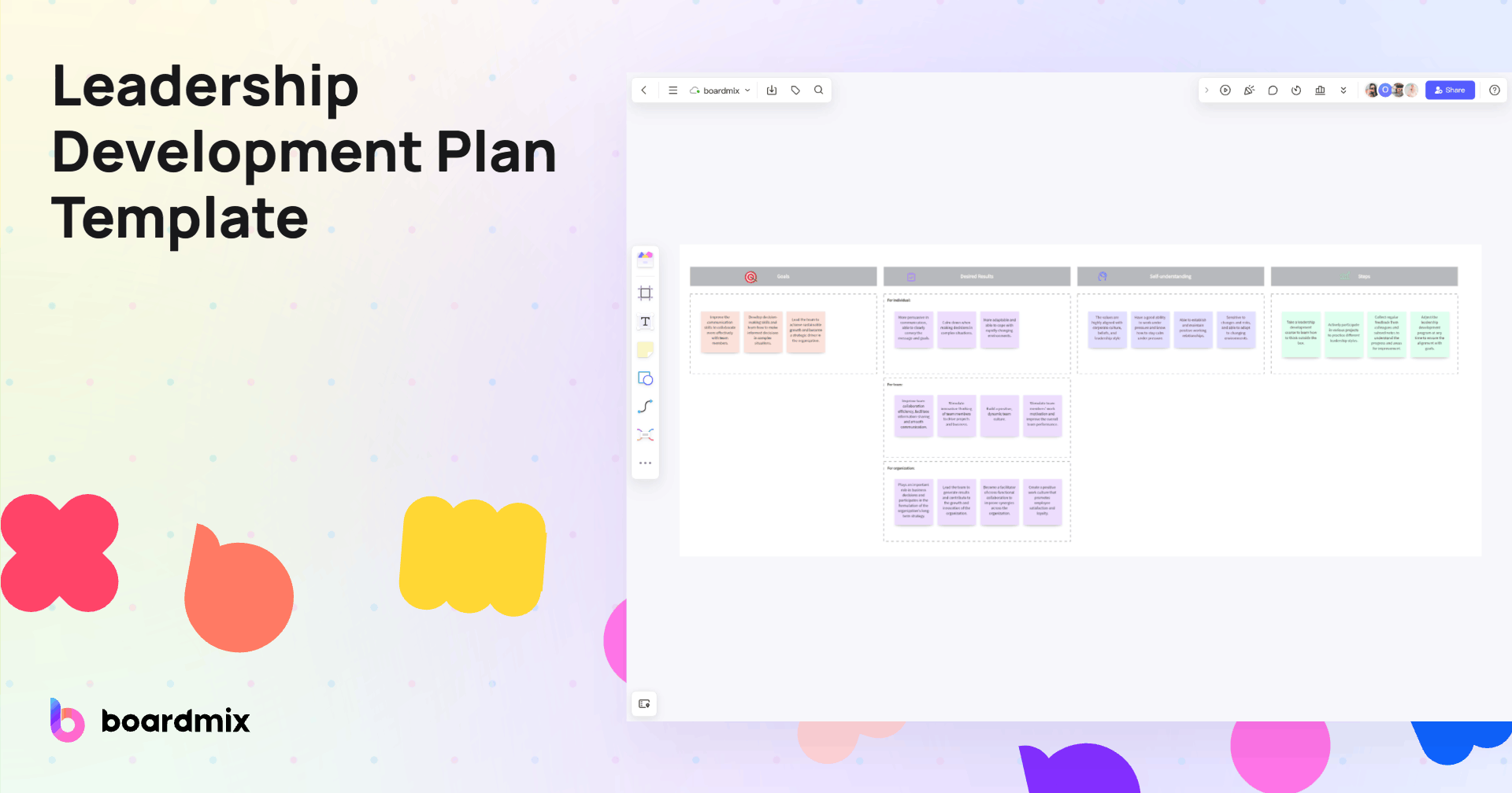 Leadership Development Plan Template | Boardmix