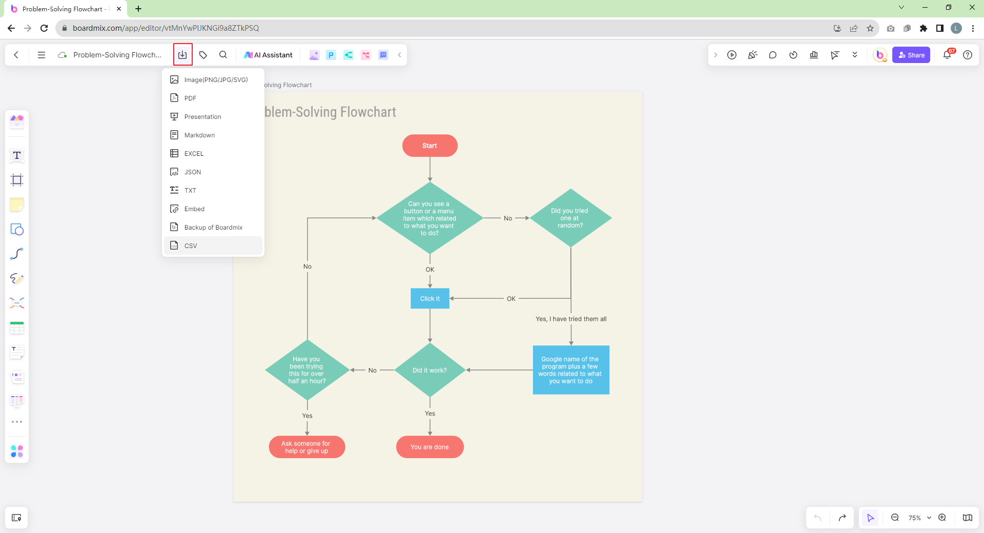 How To Make A Flow Chart In Google Slides How To Create Flowcharts In